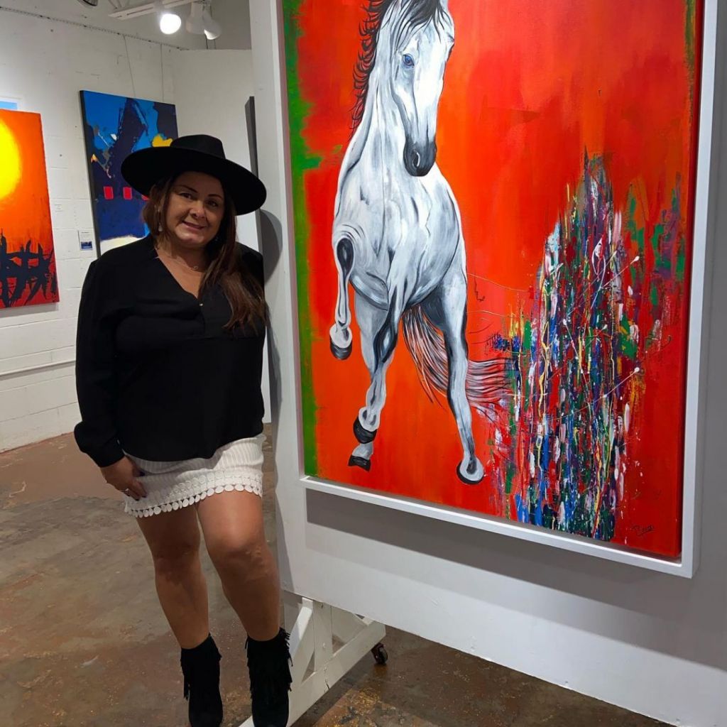 Meet Lina Rincon | Lina Rincon Art / Gallery & Studios - SHOUTOUT DFW